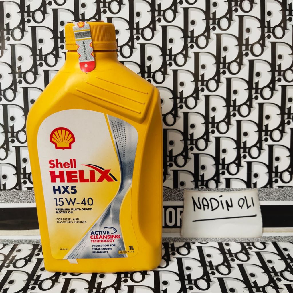 Jual OLI SHELL HELIX HX5 1L PELUMAS OLI MESIN | Shopee Indonesia