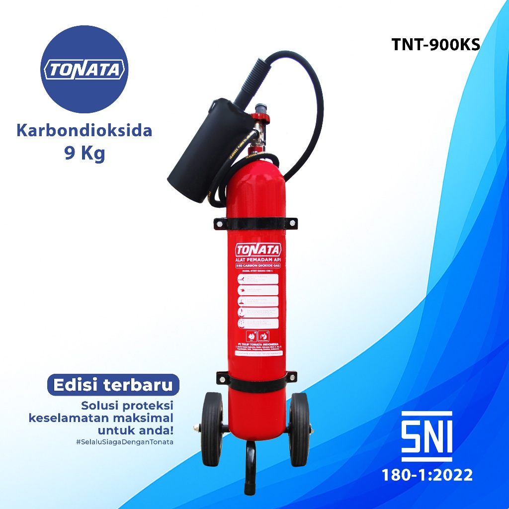 Jual APAR 9 KG Karbondioksida (CO2) TONATA / Set Komplit | Shopee Indonesia