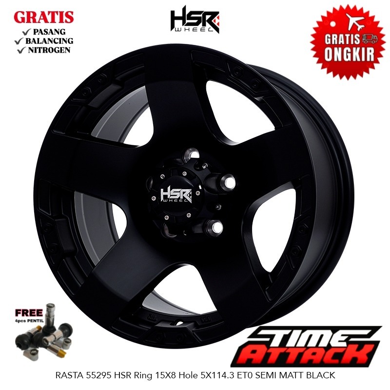 Jual Velg Mobil Hsr Wheel Tipe Rasta Ring 15 - TIME ATTACK BOGOR ...