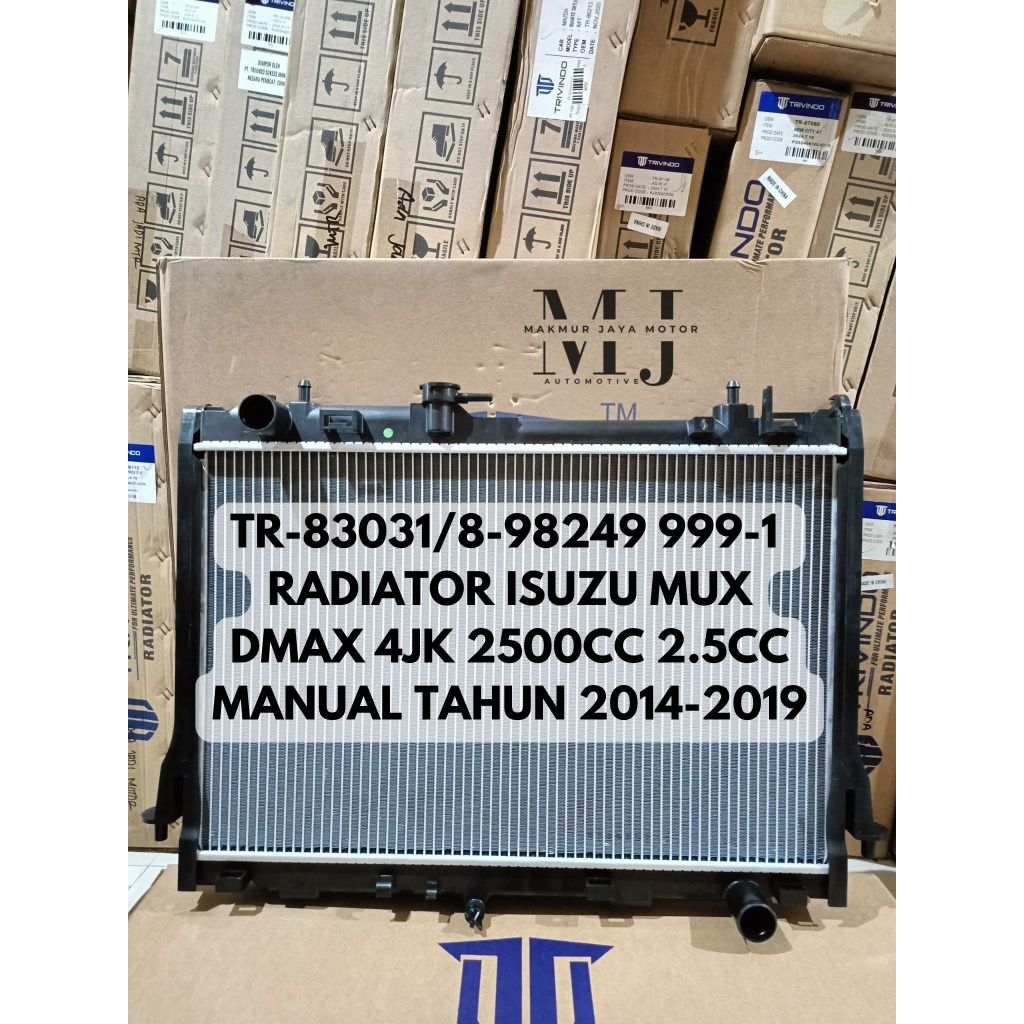 Jual RADIATOR ASSY ISUZU MUX DMAX MANUAL 4JK MU-X MU X 4JK1 2.5 2.500 2 ...