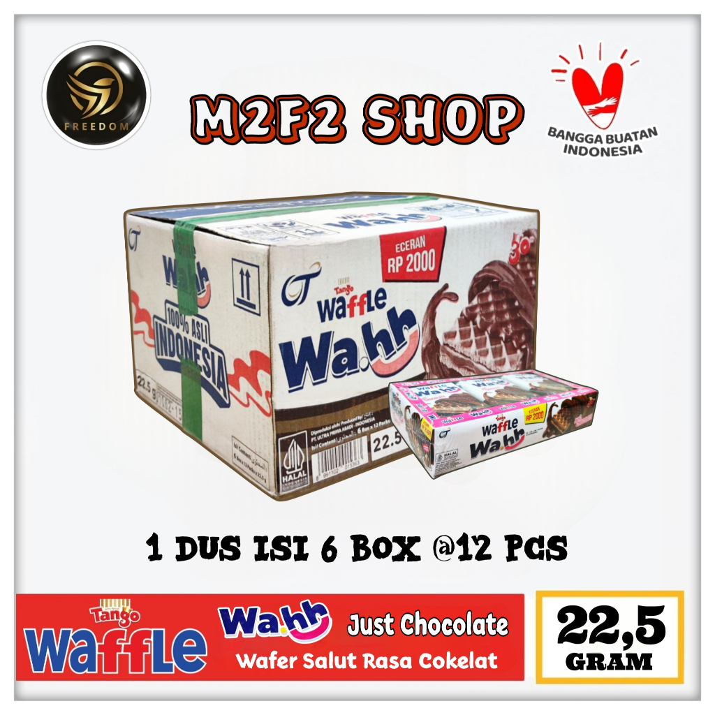 Jual Tango Waffle Wa.hh Just Chocolate | Wafer Salut Krim Cokelat ...