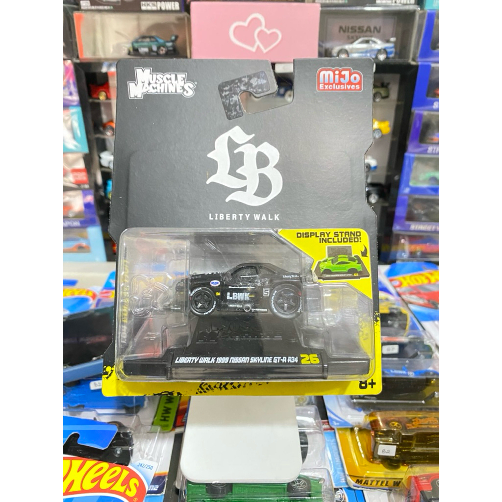 Jual Muscle Machine Nissan Skyline R34 Liberty Walk | Shopee Indonesia