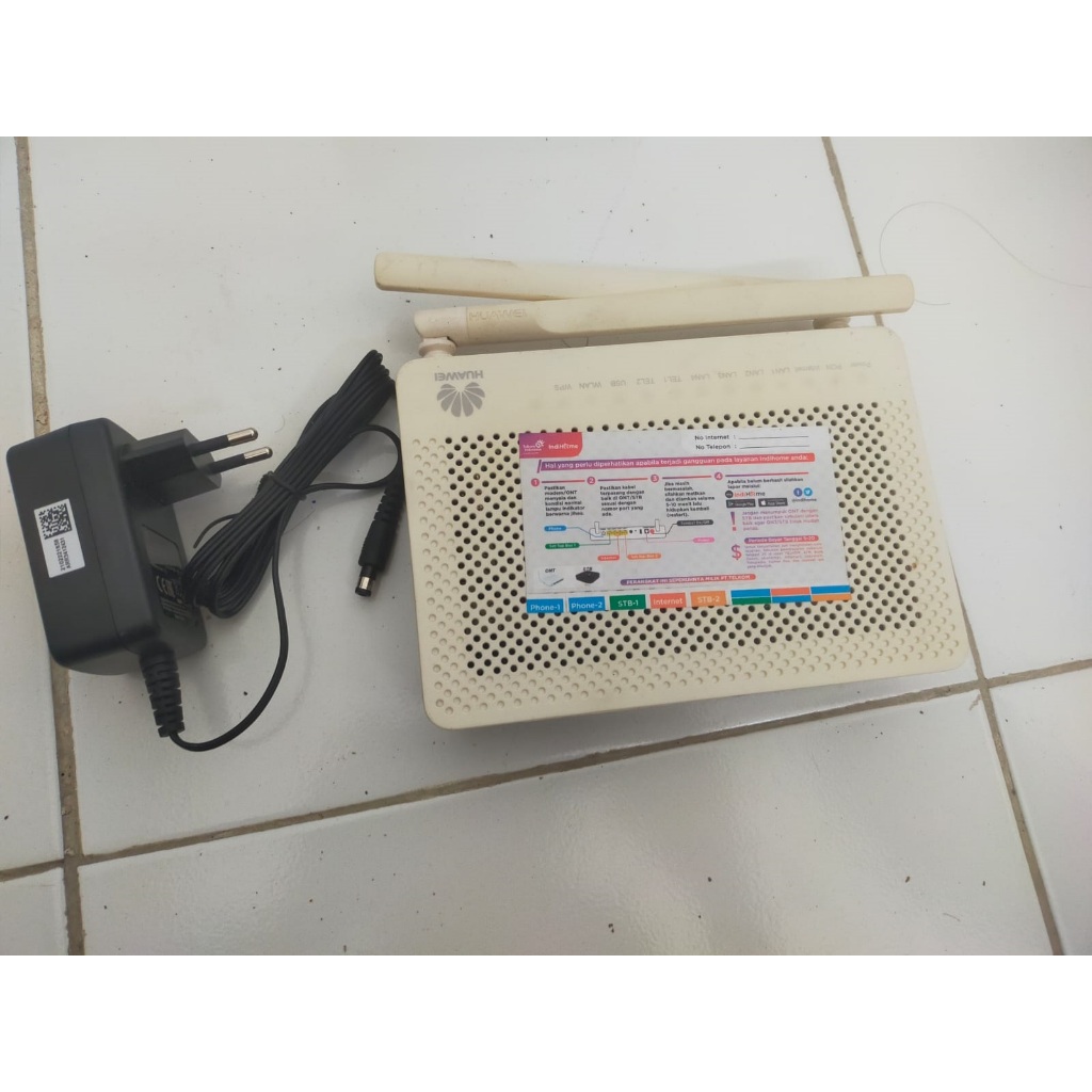 Jual Router Wifi HUAWEI 5H5 (HG8245H5) Port Biru + Adaptor Normal | Shopee Indonesia