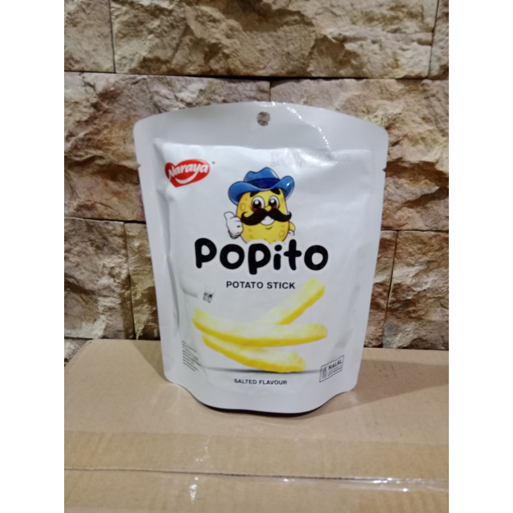 Jual Mini Popito Potato Stick salted / rasa asin 40 gram. | Shopee ...