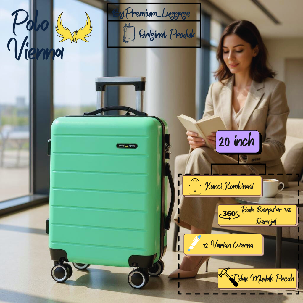 Jual SALE SPECIAL 10.10 KOPER 20 INCH 001 ABS POLO VIENNA BISA COD ...