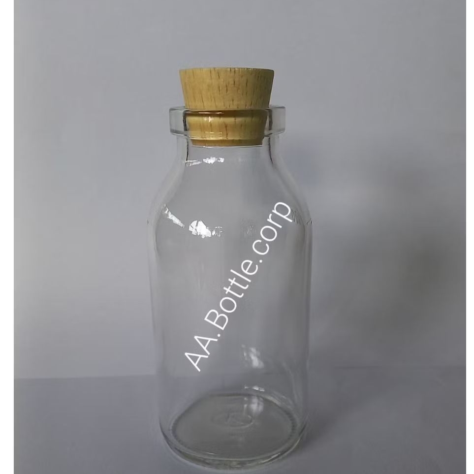 Jual Botol kaca 100ML tutup kayu LUBANG BESAR 2,3CM | Shopee Indonesia