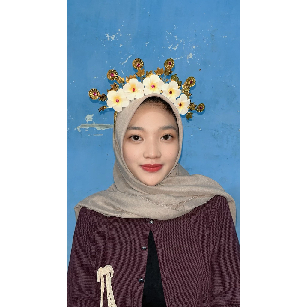 Jual Bando Mahkota Kamboja Bali Anak Dewasa – Aksesoris Tari Adat ...