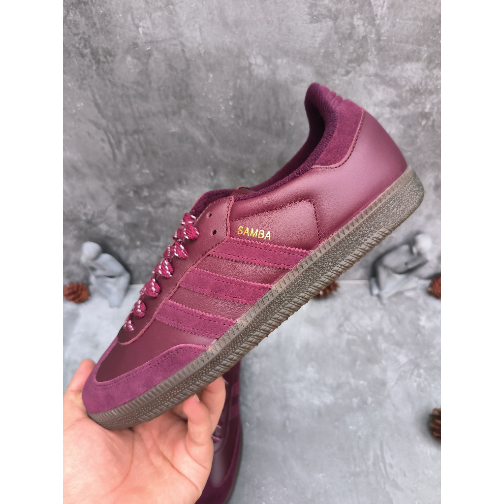Jual Adidas Samba OG Sumatra Island Series Maroon Gum Original JR9445 ...