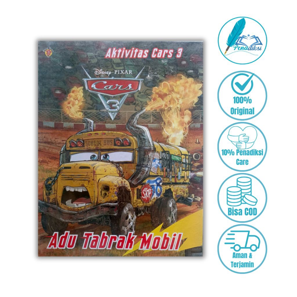 Jual Aktivitas Cars 3 : Adu Tabrak Mobil (buku anak) | Shopee Indonesia