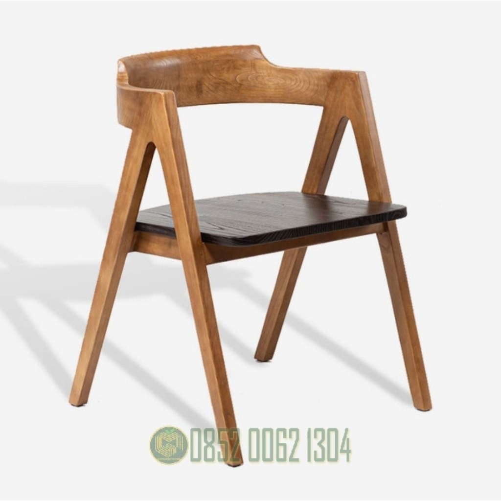 Jual Kursi Makan Minimalis Kayu Jati / Kursi Makan Cafe Coffee Shop ...