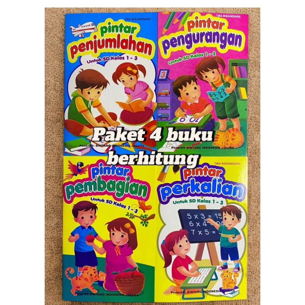 Jual Paket 4 Buku Belajar Berhitung Siap Hebat Matematika Kuasai ...