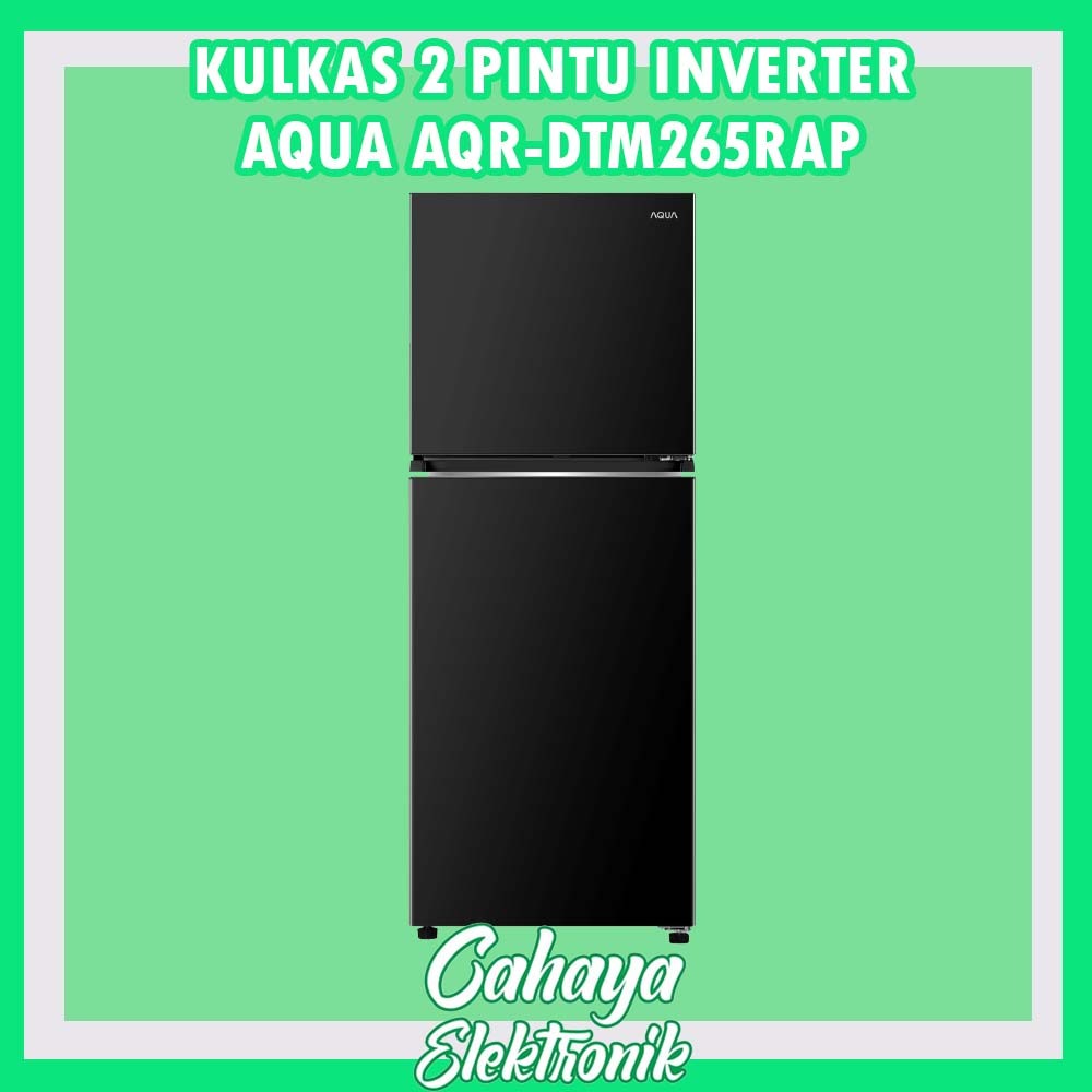Jual KULKAS 2 PINTU AQUA TIPE AQR 265 RAP INVERTER LOW WATT KAPASITAS ...