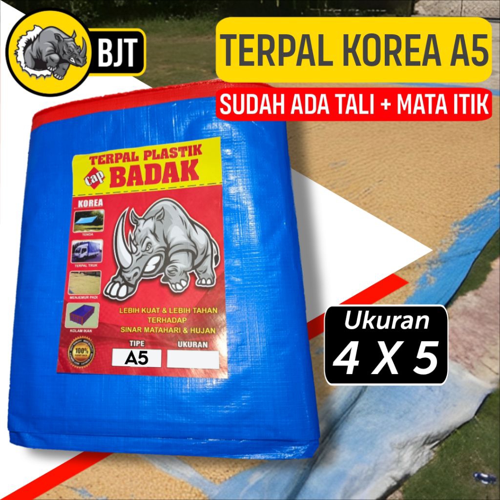 Jual Terpal Plastik Korea/Terpal Lembaran Tipe A5 Ukuran 4 X 5 Meter ...