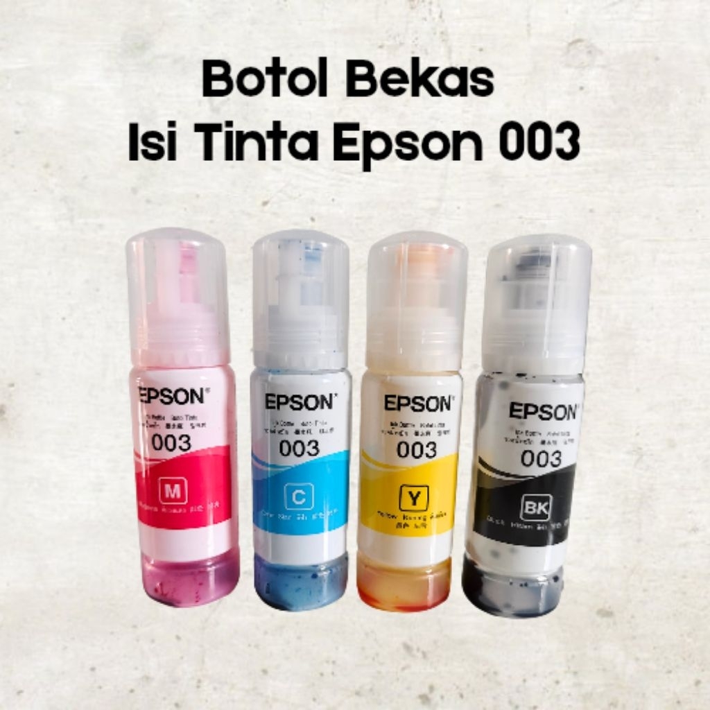 Jual Botol Bekas Isi Tinta Epson 003 (Original) | Shopee Indonesia