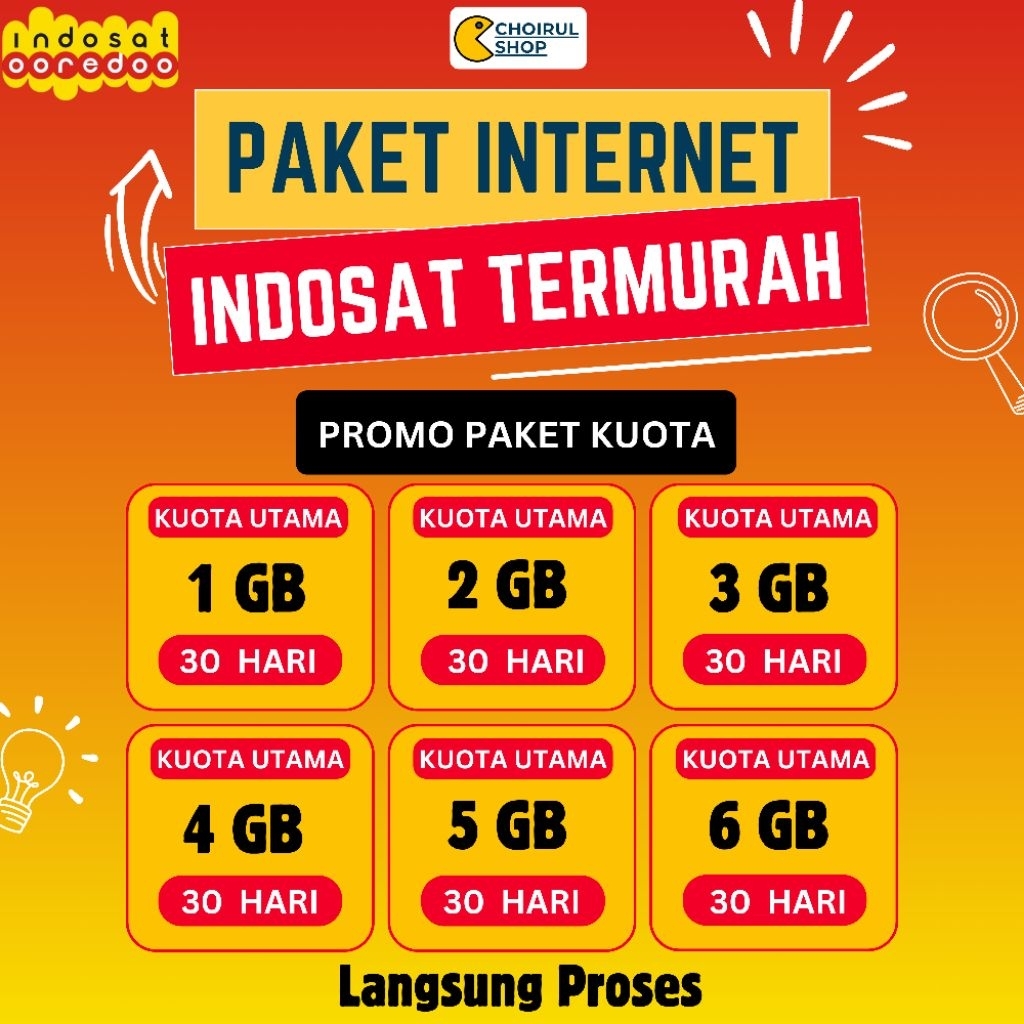 Jual Paket Data Indosat 30 Hari / kuota Data Indosat | Shopee Indonesia