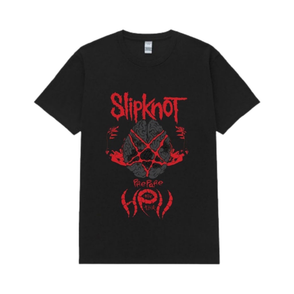 Jual Kaos Band Slipknot Prepare For Tour / Baju Metal Slipknot ...