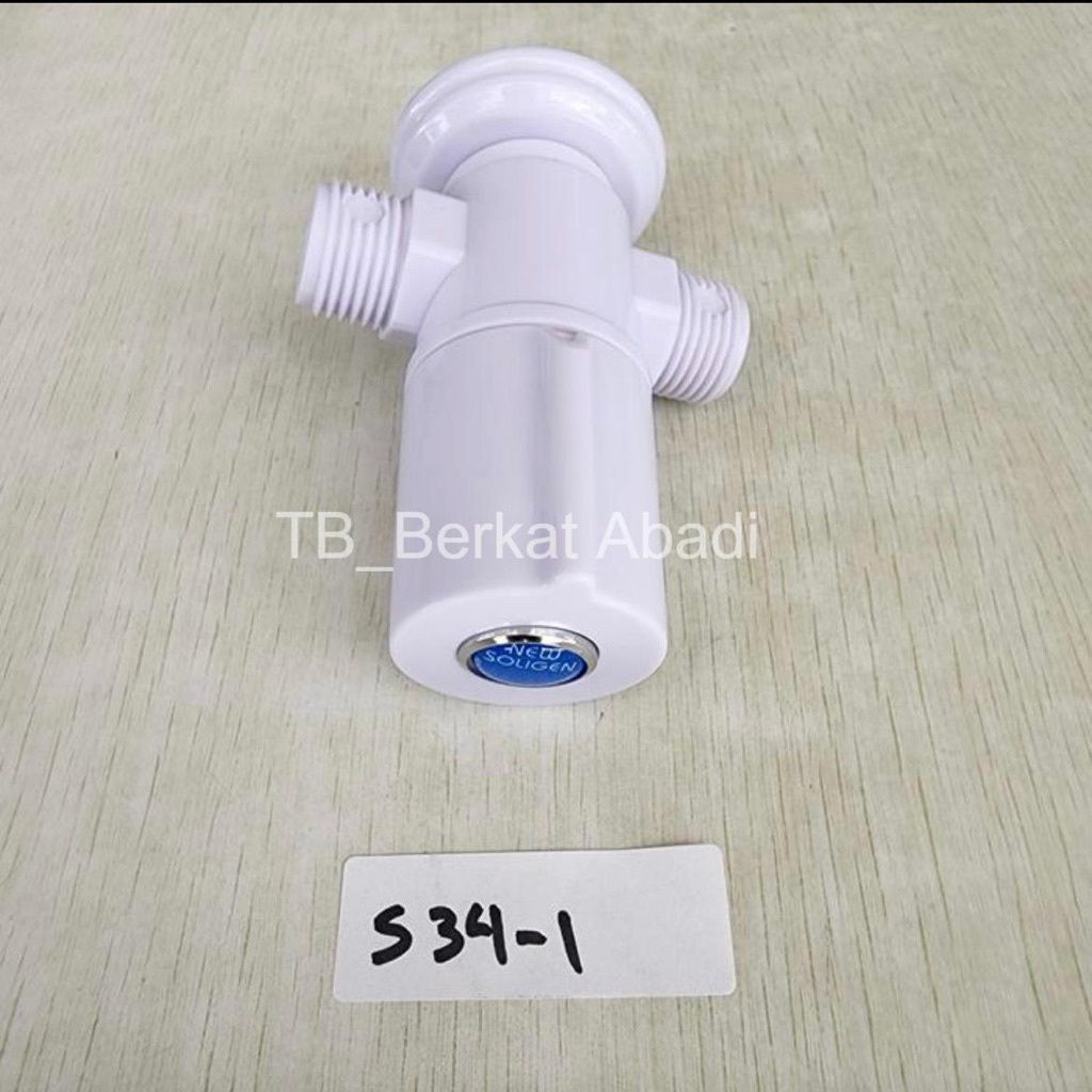 Jual Kran Shower Cabang 2 PVC S34 Soligen / Shower T Double Bidet Kamar ...