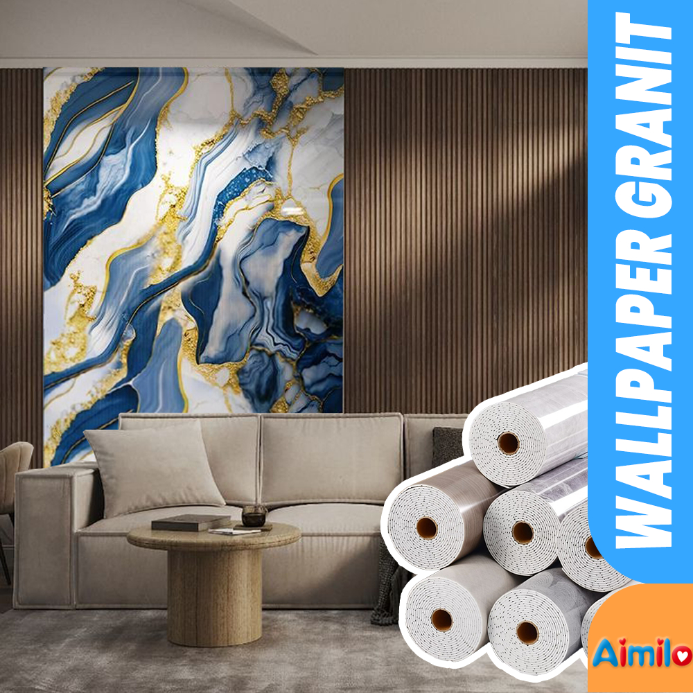 Jual Wallpaper Dinding Motif Vinyl Roll Marble Foam Marmer Sticker ...
