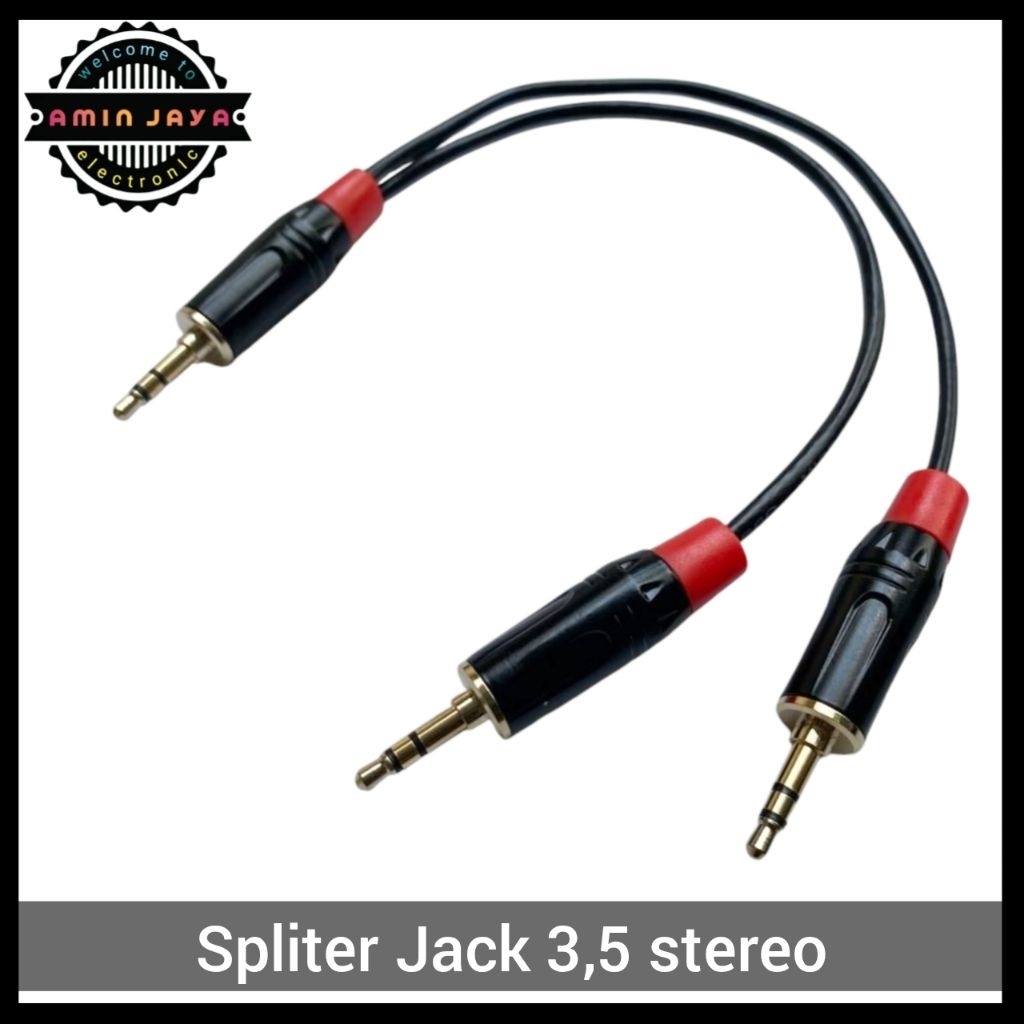 Jual Spliter jack audio 3,5 mm / kabel jack aux cabang | Shopee Indonesia