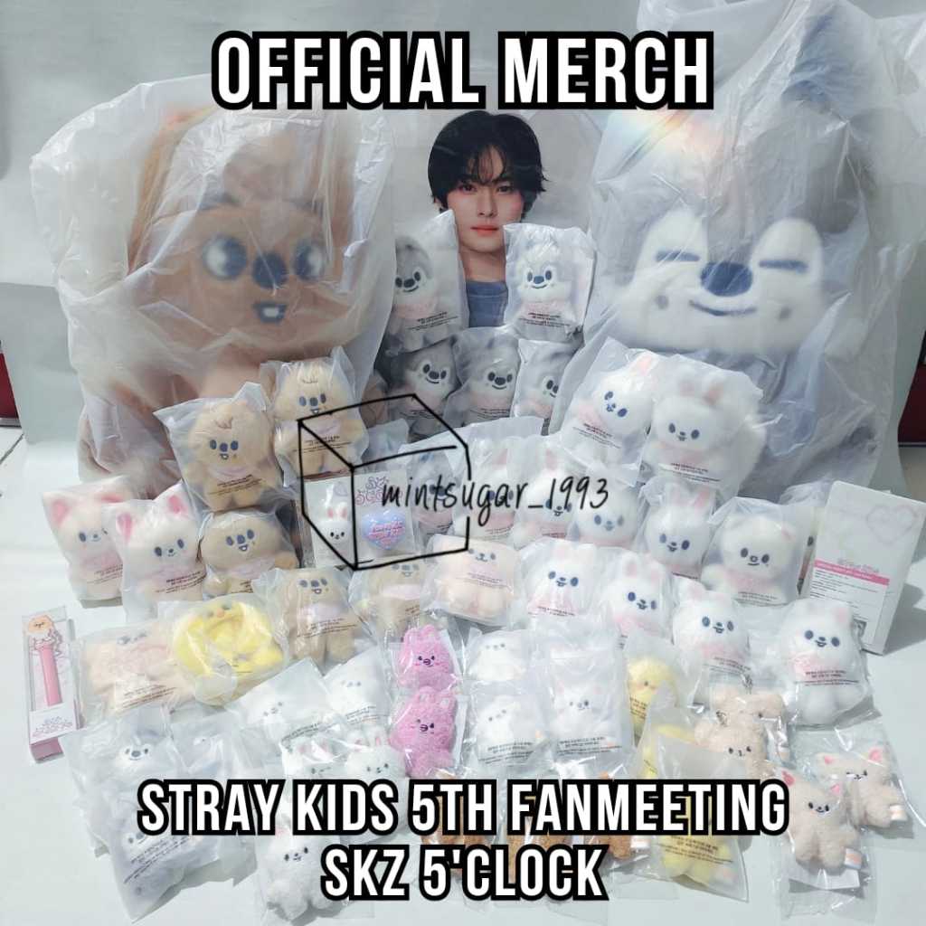 Jual [ READY NEW OFFICIAL ] Stray Kids 5TH FANMEETING 𝗦𝗞𝗭 𝟱'𝗖𝗟𝗢𝗖𝗞 ...
