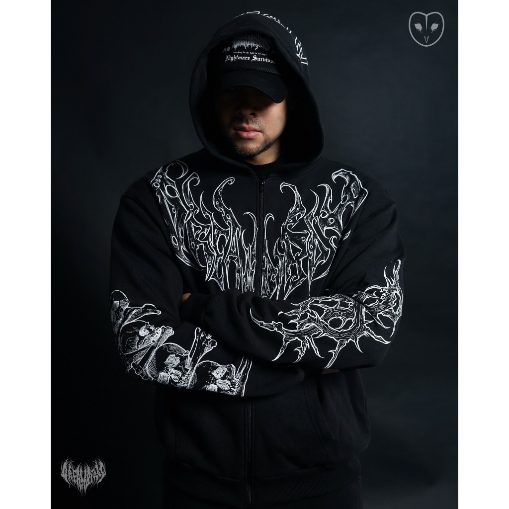 Jual DREAMBIRDS "VILLAIN" ZIPPER HOODIE | Shopee Indonesia