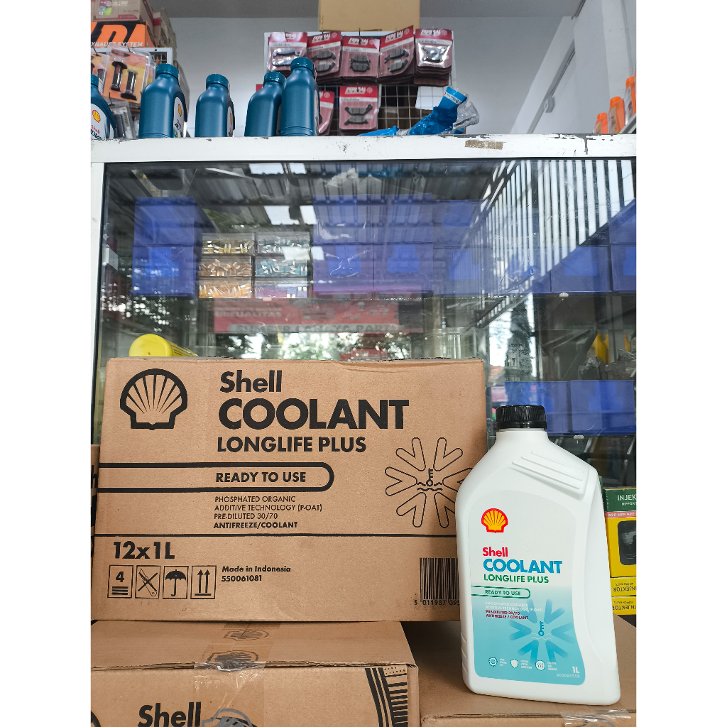 Jual Air Radiator Coolant Shell Longlife Plus RTU 1 Liter Hijau-65884 ...