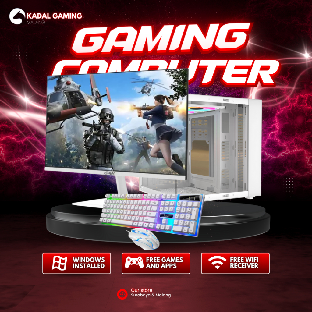 Jual PC GAMING RYZEN 5 5500 VGA NVIDIA RTX 3050 6GB RAM 16GB SSD 256GB ...