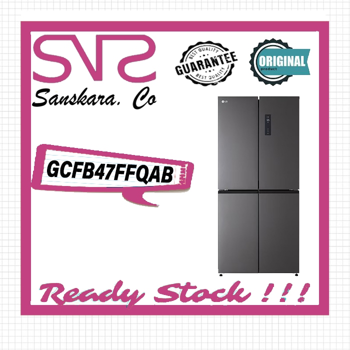 Jual LG GCFB47FFQAB KULKAS LG MULTI DOOR FRENCH DOOR 4 PINTU GCFB47 ...