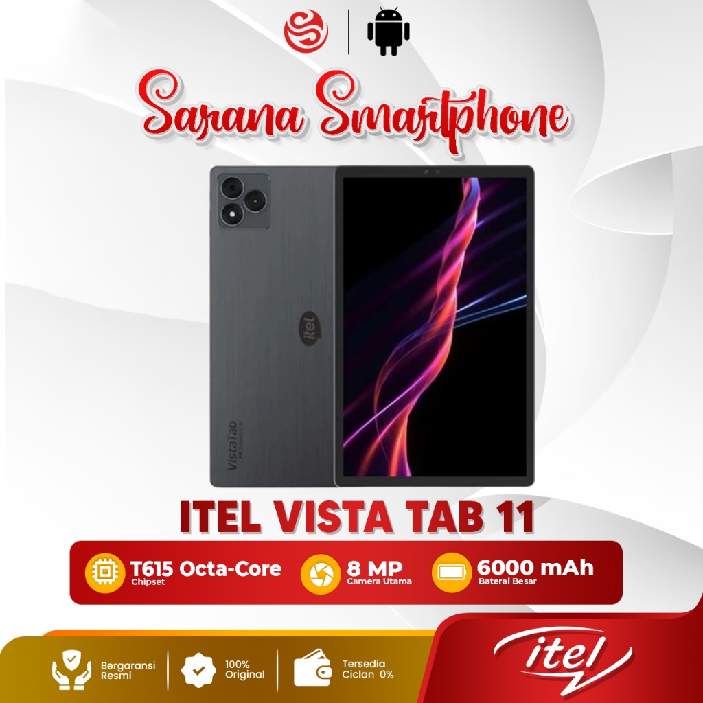Jual Itel vista Tab 11 4G 4/128 Tablet Free Flip Cover Garansi Resmi ...