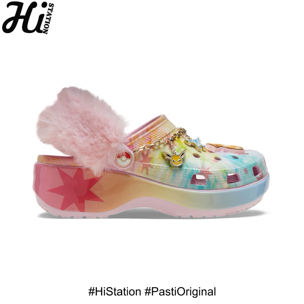 Jual Crocs Pokemon Eevee Platform Clog Women Multi - 211429-90H ...