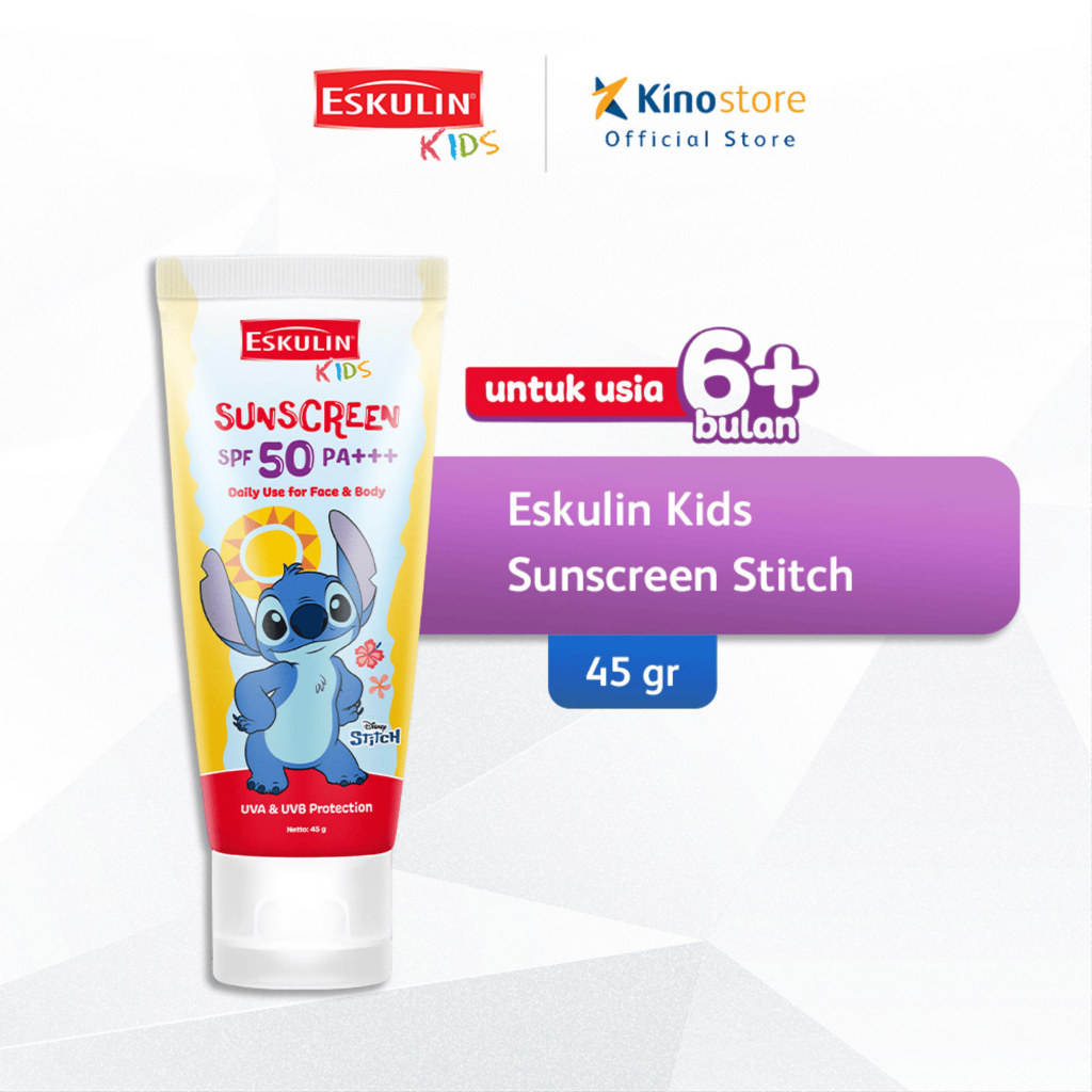 Jual Eskulin Kids Sunscreen Bayi Stitch 45g | Shopee Indonesia