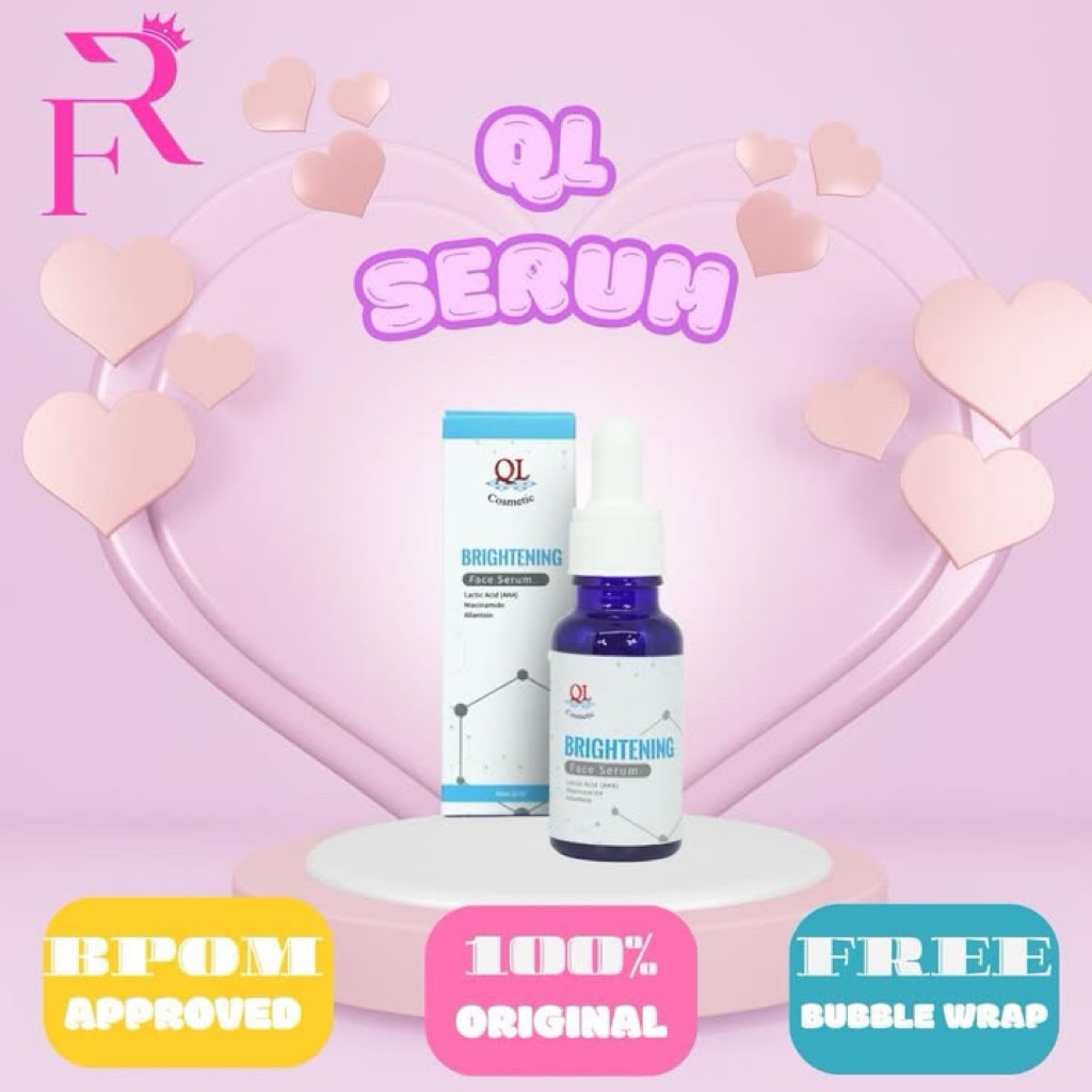 Jual QL cosmetic - face serum AHA brightening with niacinamide ...