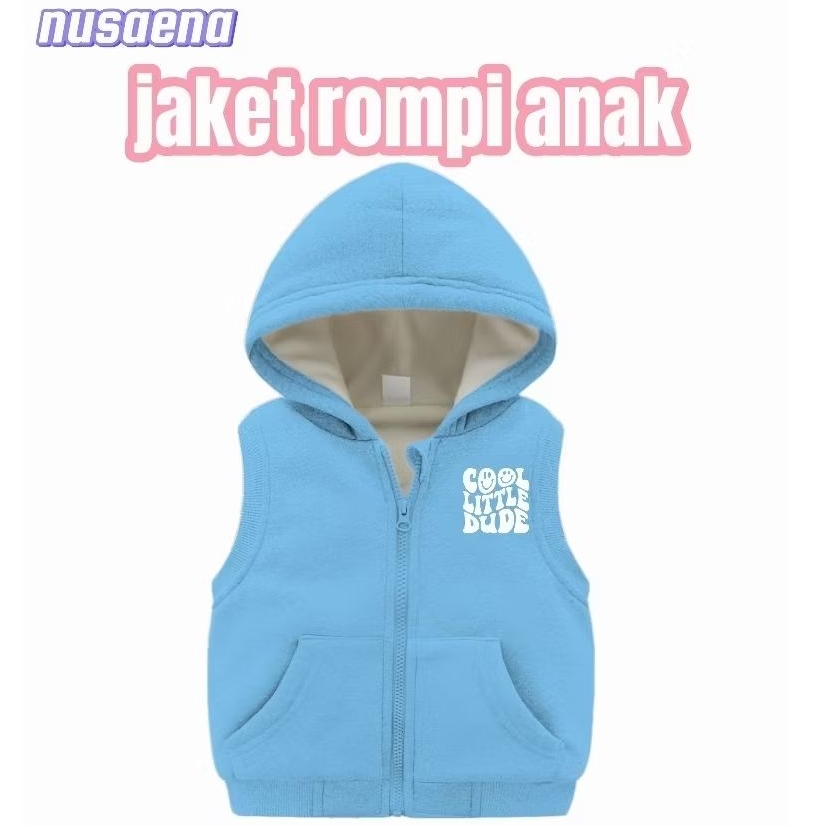 Jual jaket Zipper Anak model Rompi Anak usia 2 sampai 8 Tahun gambar ...