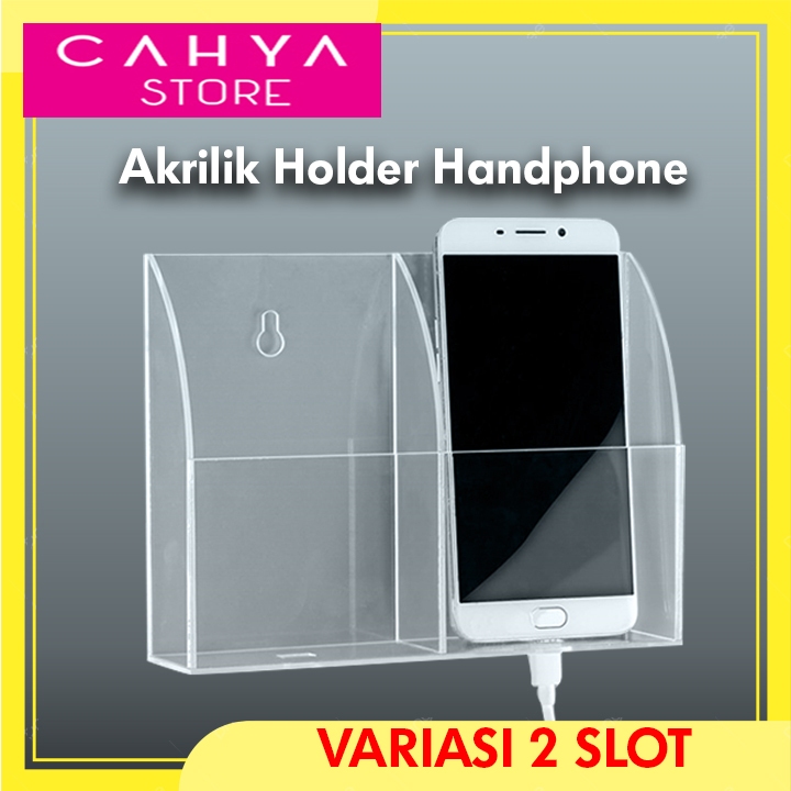 Jual Tempat Hp Dinding Acrylic Holder Hp Dinding Tempat Penyimpan Hp ...