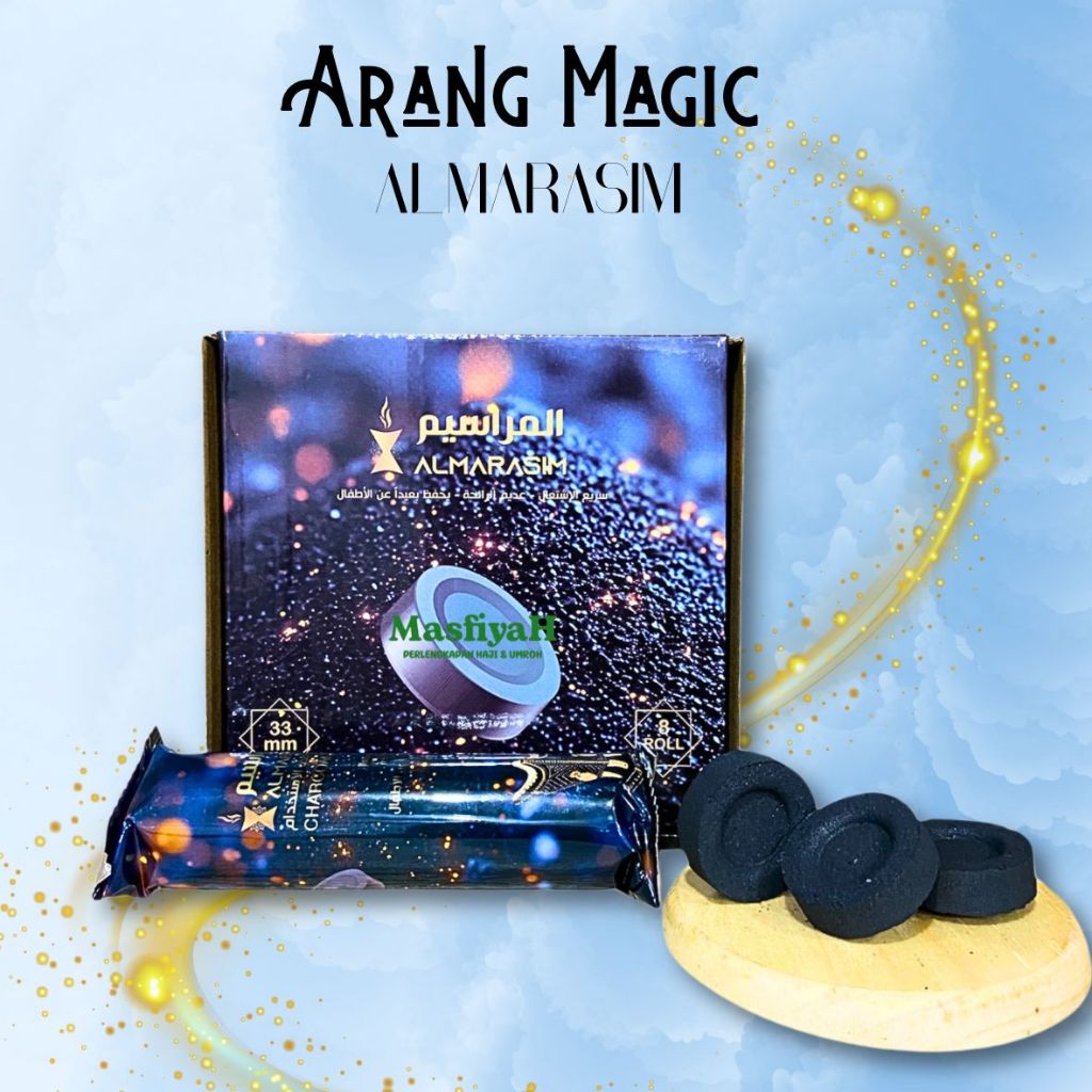 Jual ARANG MAGIC AL MARASIM ARANG MAGIC ALMARASIM AROMATHERAPI ARANG ...