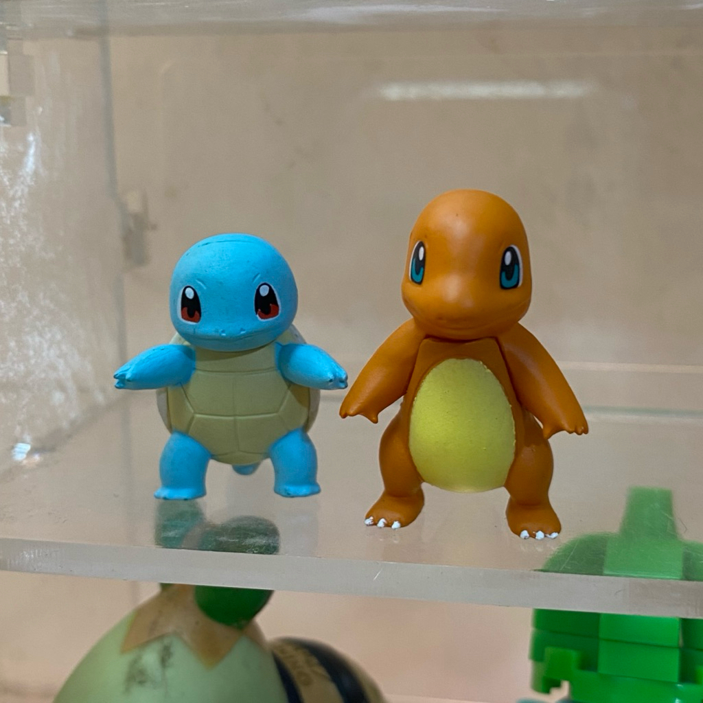 Jual set pokemon scale world charmander & squirtle original | Shopee ...