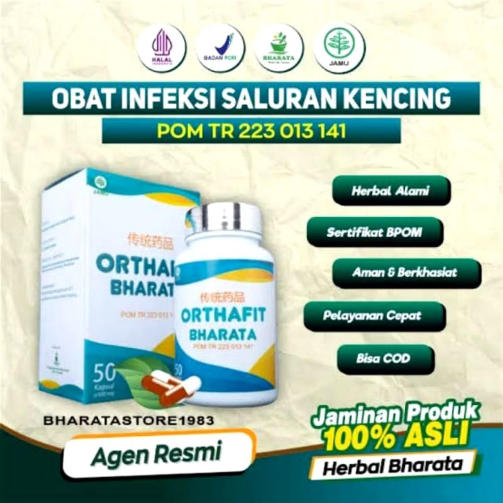 Jual [~® ORTHAFIT - BHARATA™~] Obat ISK-Infeksi Luka Saluran Kemih ...
