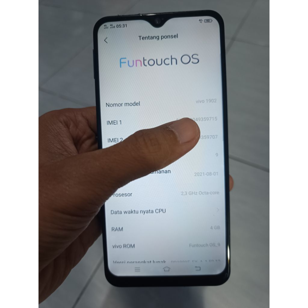 Jual mesin vivo y17 4/128 normal | Shopee Indonesia