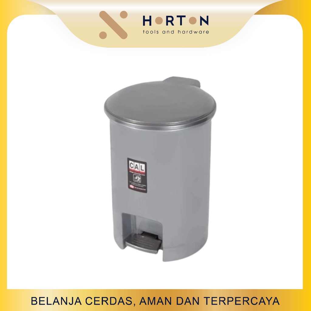 Jual Tempat Sampah Injak Step On Dustbin Bulat 12Liter 840L Shinpo | Shopee Indonesia