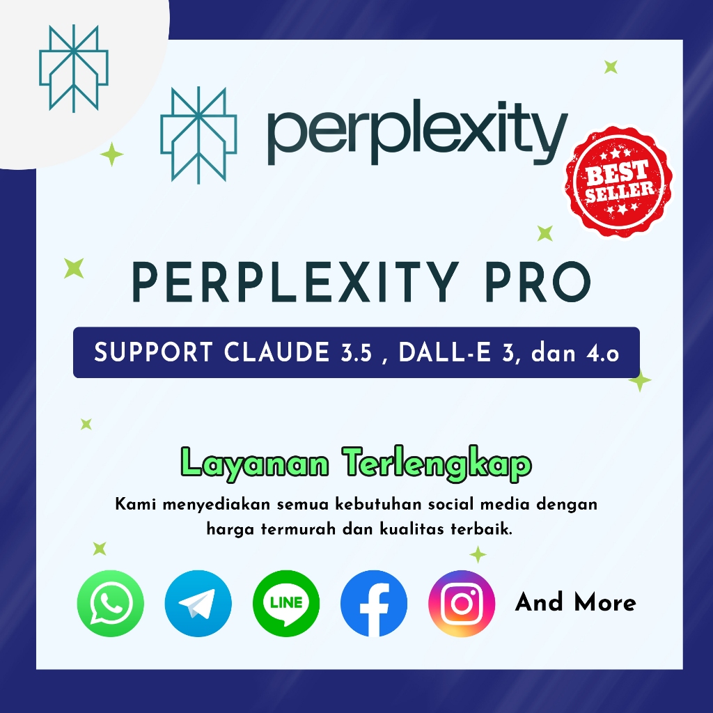 Jual PERPLEXITY AI PRO - SUPPORT CLAUDE 3.7 4.o 4.5 ALL FEATURE ...