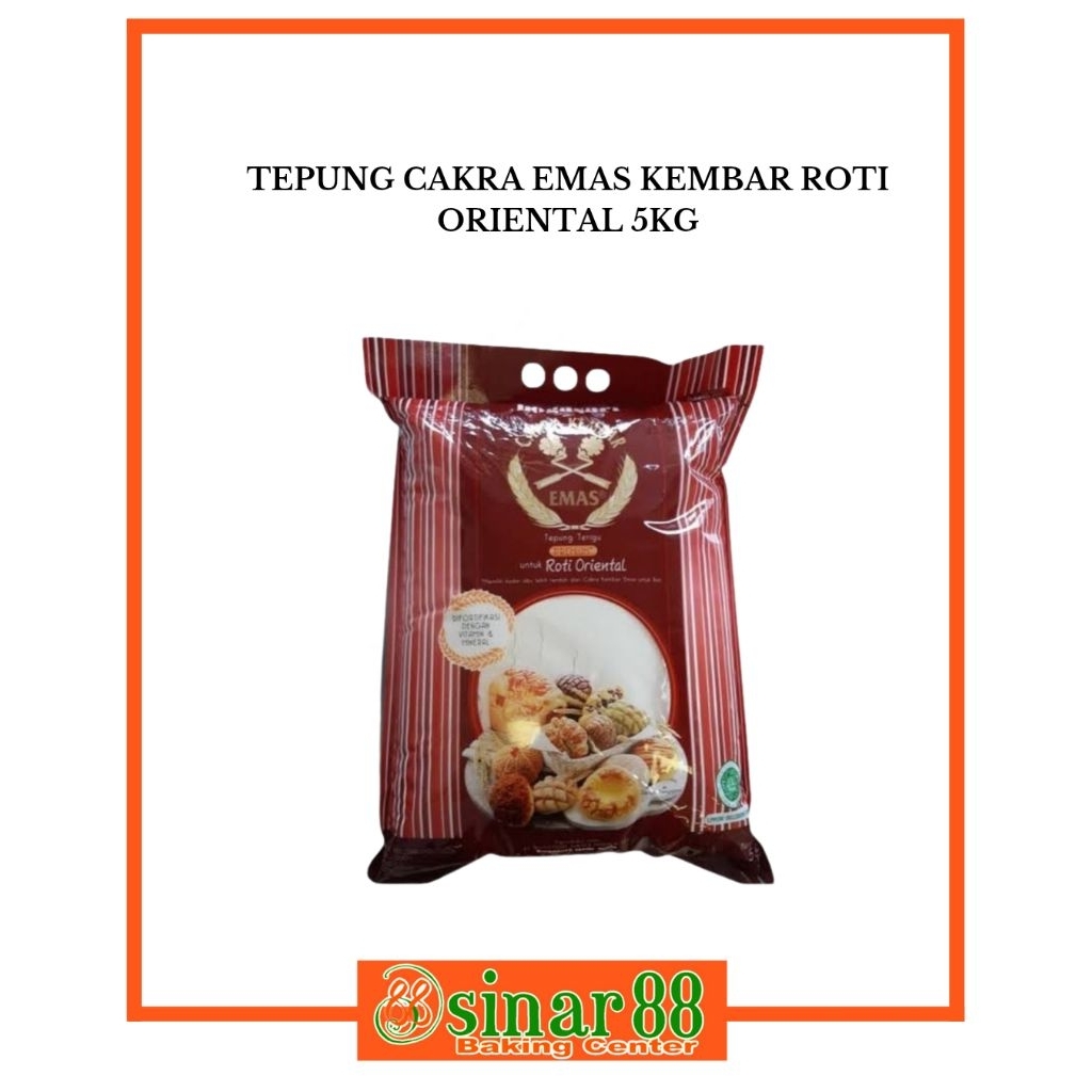 Jual Tepung Cakra Emas Oriental pack 5kg | Shopee Indonesia