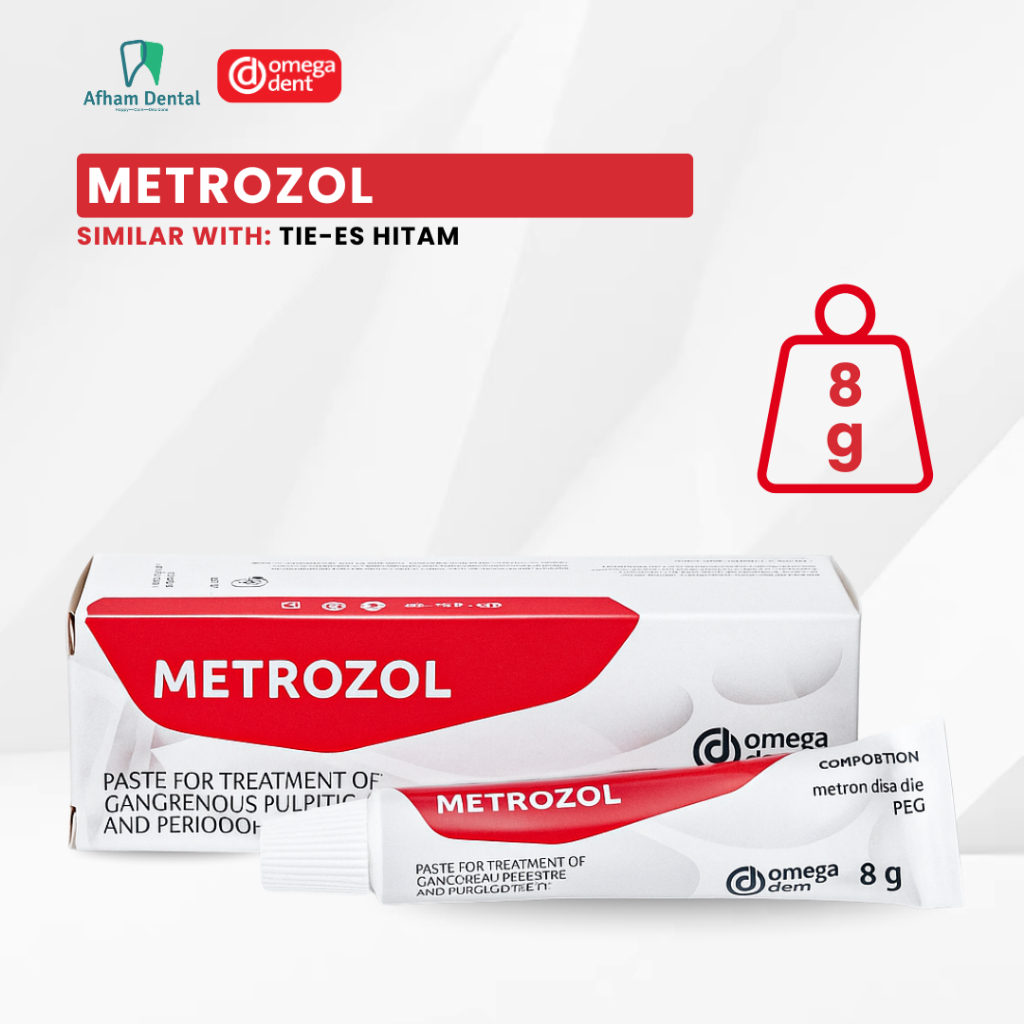 Jual AFHAM DENTAL OMEGADENT METROZOL METRONIDAZOLE / METRONIDZOLE ...