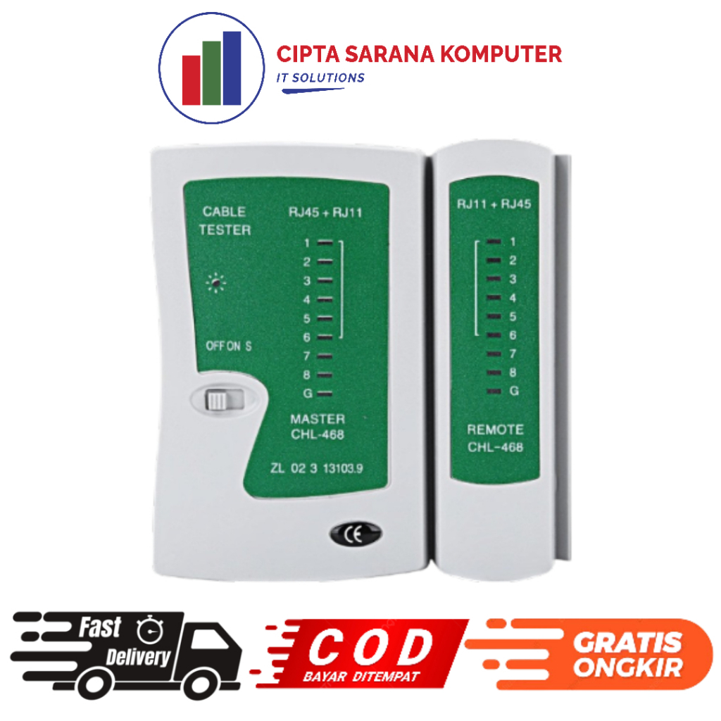 Jual Lan Tester RJ45+ RJ11 / Network Cable Tester | Shopee Indonesia