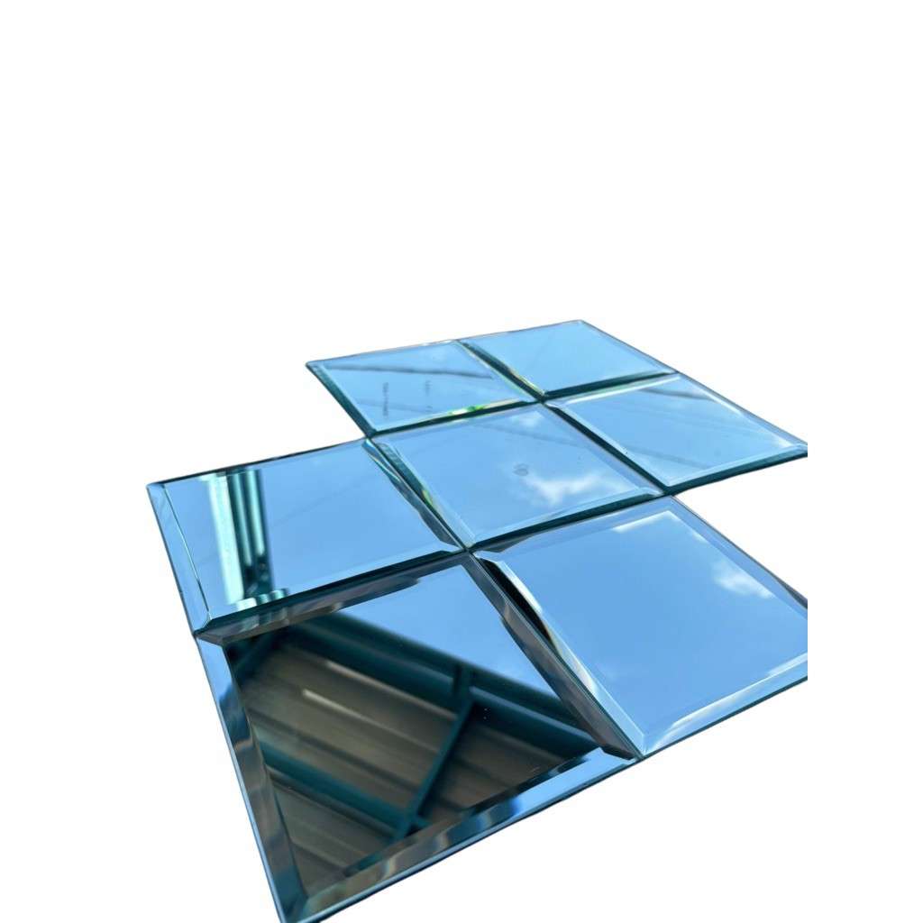 Jual kaca cermin bevel moulding kaca cermnin bevel dinding 20x20 tebal ...