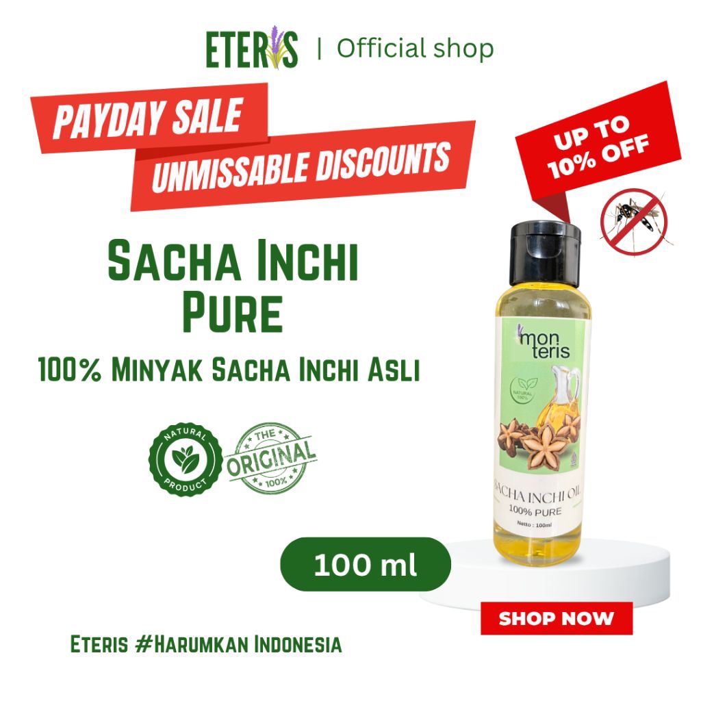 Jual Monteris Pure Sacha Inchi Oil || Sacha Inchi Oil || Minyak Sacha ...