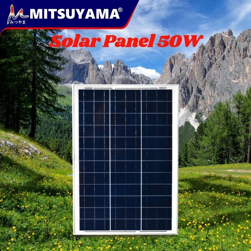 Jual Solar Panel mitsuyama 50wp Poly Crystalline Solar Cell Panel Surya ...