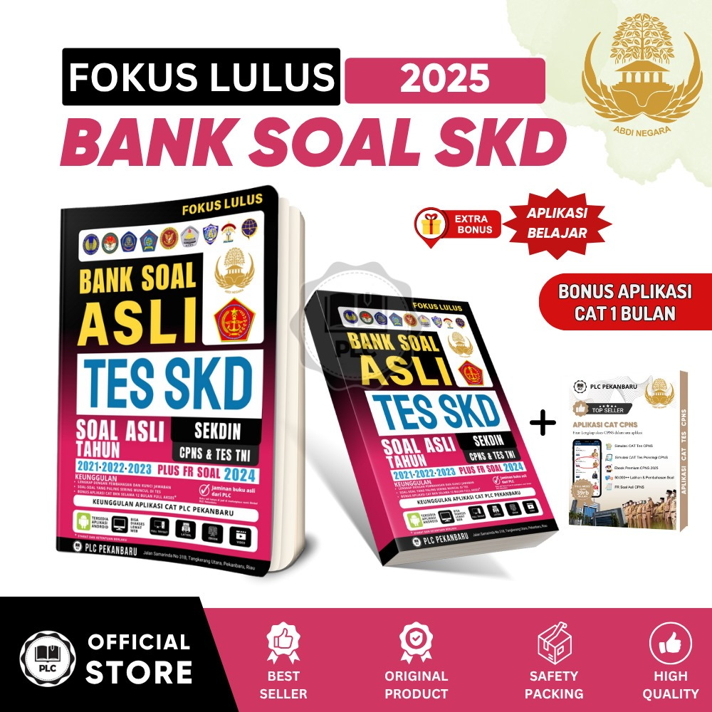 Jual Buku Fokus Lulus Buku Bank Soal Asli Skd Bkn Buku Skd Sekdin Cpns Tni Soal Asli 2025 Buku ...