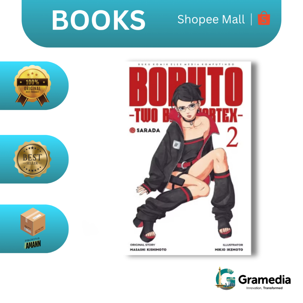 Jual Gramedia MKG - Buku Boruto - Two Blue Vortex 02 (Masashi Kishimoto) | Shopee Indonesia