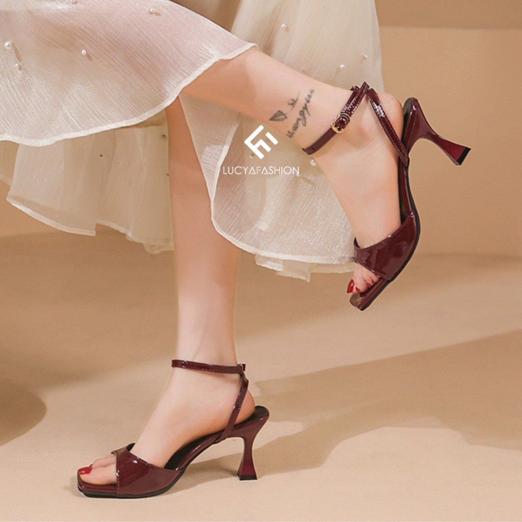 Jual 3337 Heels Glam Wanita Tali Pergelangan Model Kekinian | Shopee ...