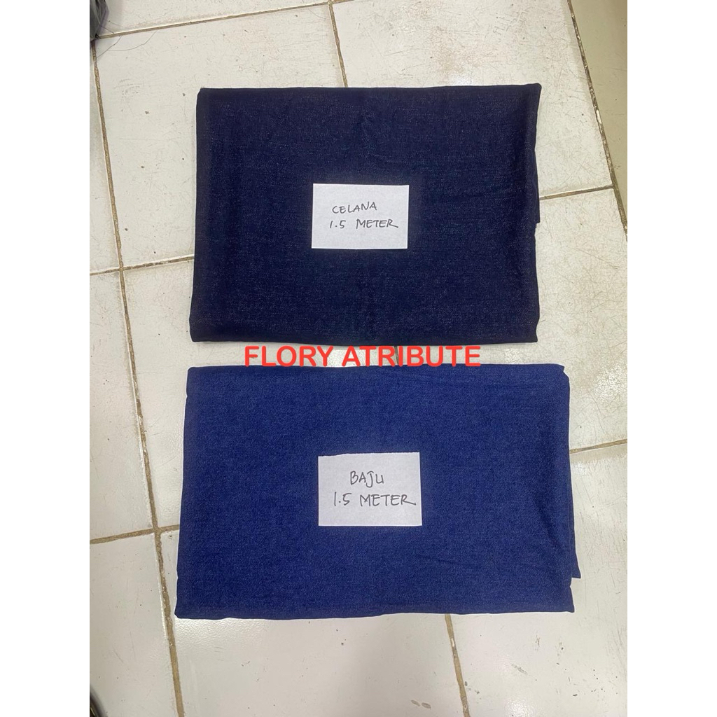 Jual BAHAN BLUE JEANS WASH UNTUK 1 STEL (BAJU DAN CELANA) UNTUK SERAGAM ...